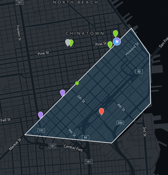 Map & Sidebar – Onfleet Support Center