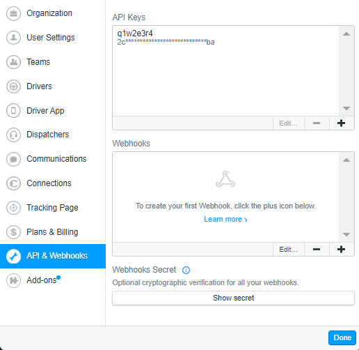 API – Onfleet Support Center