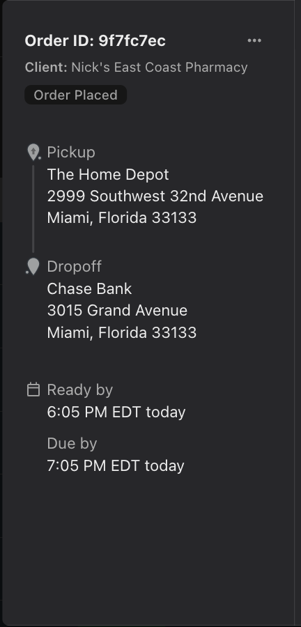 Orders – Onfleet Support Center