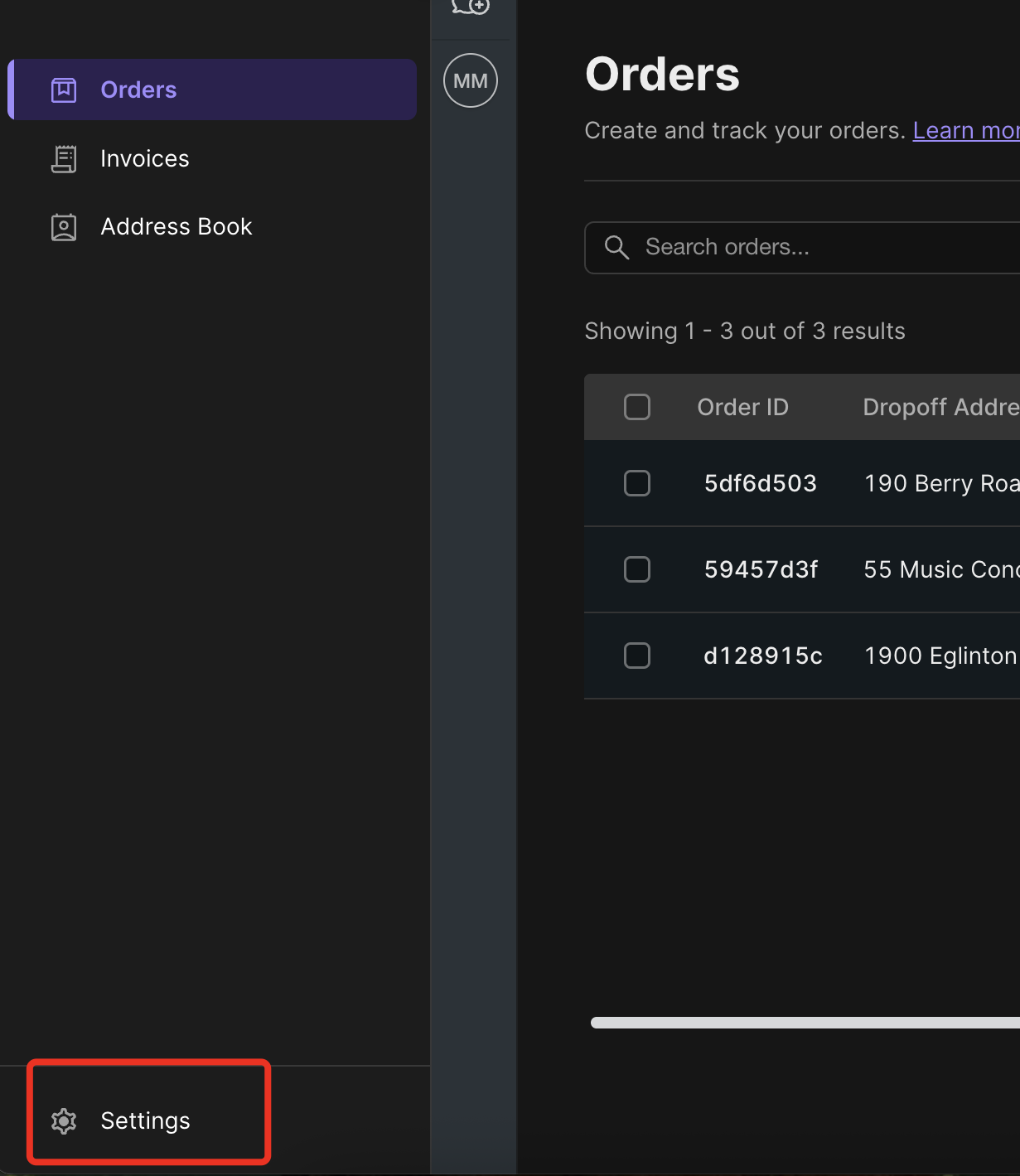Client Dashboard – Onfleet Support Center