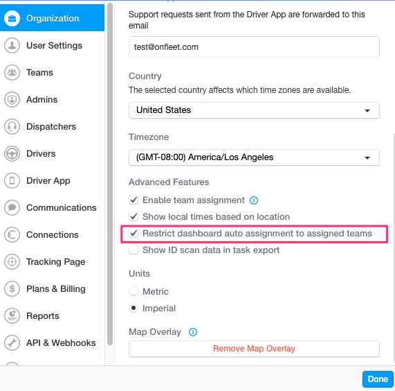 Auto Assignment – Onfleet Support Center